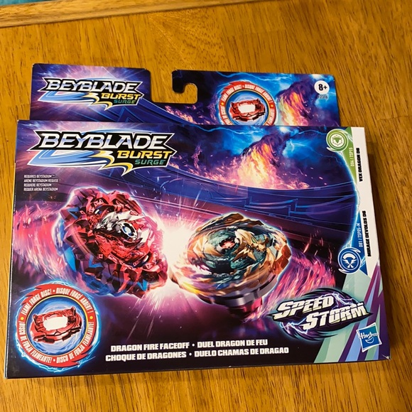 Hasbro | Toys | Beyblade Burst Surge Speed Storm Dragon Fire Faceoff ...
